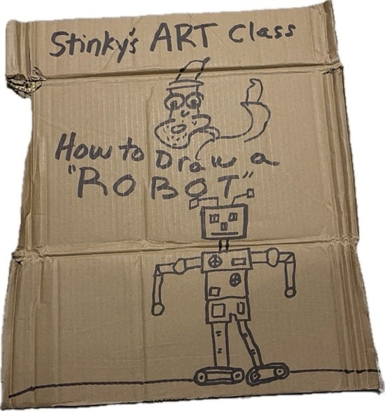 How to Draw a Robot – Stinky's Art Class